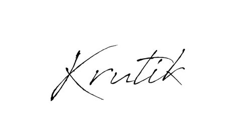 81 Krutik Name Signature Style Ideas Amazing Name Signature
