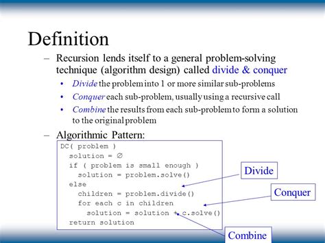 Divide and Conquer. - ppt download