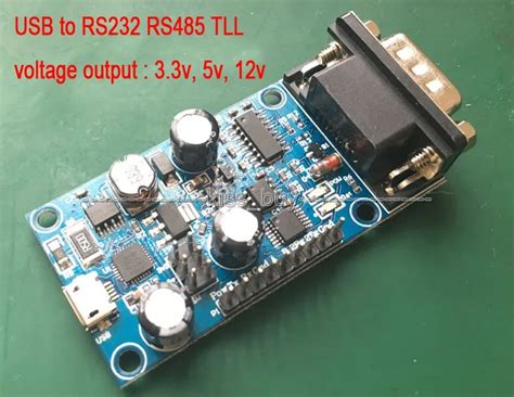 wholesale usb to rs232 rs485 232 485 tll serial port output signal 3 3v