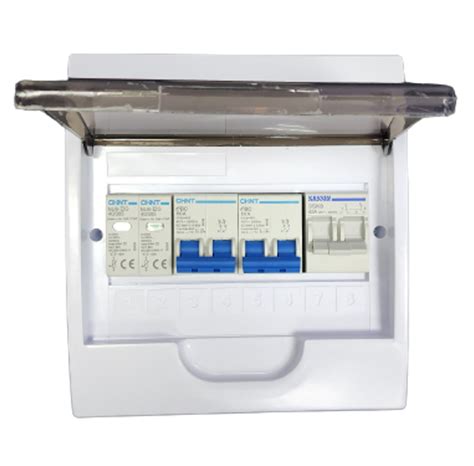 Populated Distribution Board Box Ac Input And Output Macsell Solar Outlet