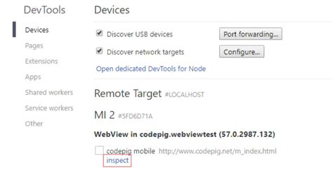 移动端 webview 调试 csdn博客