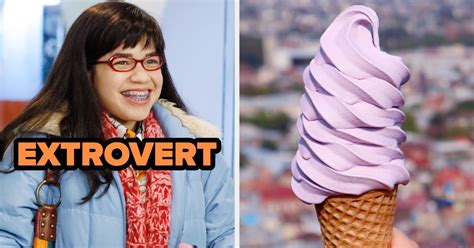 Food Quiz Ice Cream Introvert Ambivert Extrovert