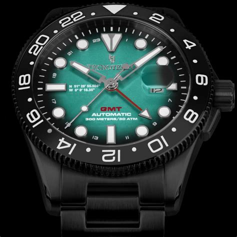 Tecnotempo Automatic Gmt Greenwich Tribute 30atm Wr Swiss Movt Ohne Mindestpreis