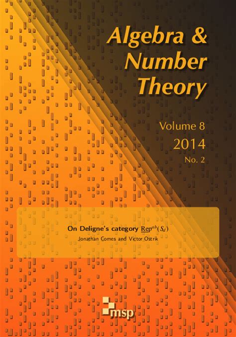Pdf Algebra And Number Theory