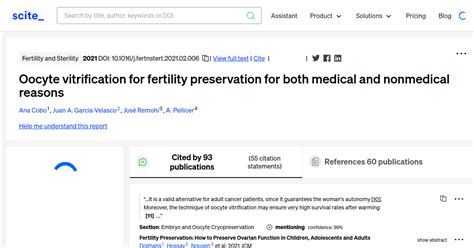 Oocyte Vitrification For Fertility Preservation For Both Medical And Nonmedical Reasons