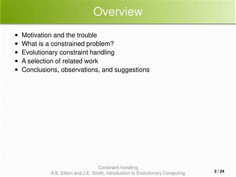 Constraint Handling Chapter Ppt Download
