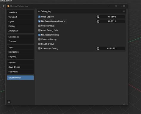Undo Legacy Don T Get Saved In The Preferences When Togled