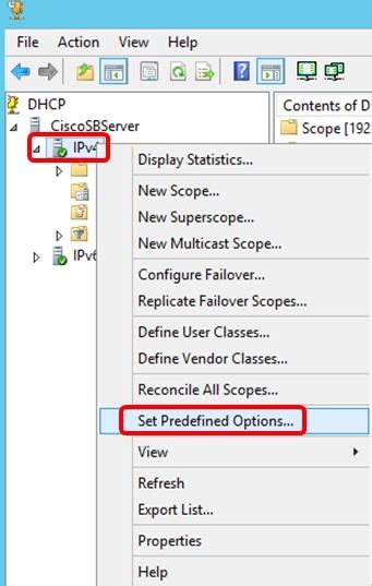 Configure Option 125 On A Server To Allow Dynamic Host Configuration