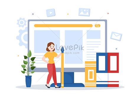 디지털 출판 콘텐츠 일러스트레이션 일러스트 무료 다운로드 Lovepik