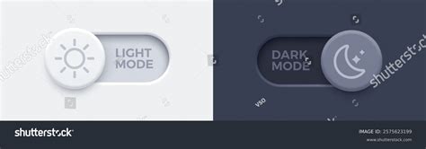 Dark Mode Light Mode Toggle Switch Stock Vector Royalty Free 2575623199 Shutterstock