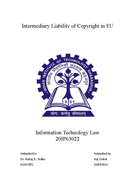 Final Draft Code Of Criminal Procedure Intermediary Liability Of