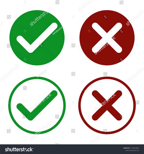 Accept Decline Button Flat Design Vector Stock Vector Royalty Free 1416463964 Shutterstock