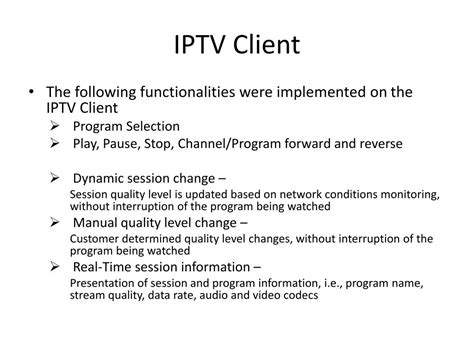 Ppt Sip Based Iptv Architecture For Heterogeneous Networks Powerpoint Presentation Id2112584