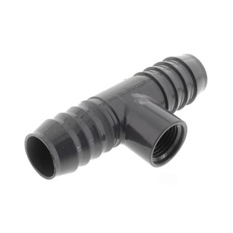1402 130 1402 130 1 X 1 X 1 2 Pvc Barbed Insert Reducing Tee Insert X Insert X Fipt