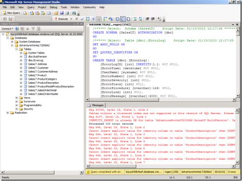 Oakleaf Systems Ssms 2008 R2 112009 Ctp Has Scripting Problems With
