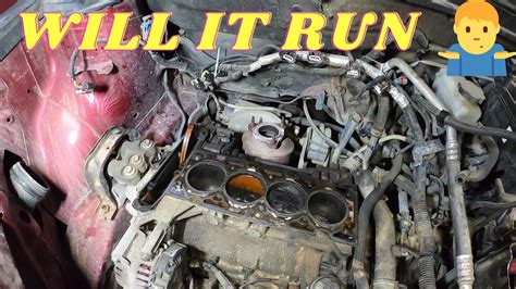 Starting 2 4 Ecotec After Complete Engine Rebuild Youtube