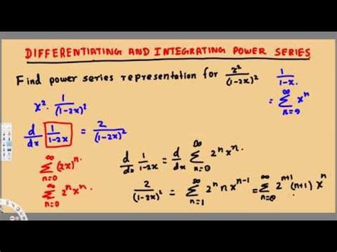 Find A Power Series Representation For The Function