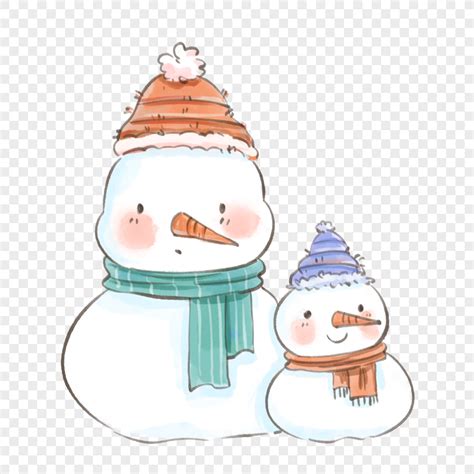 눈사람 Png 일러스트 무료 다운로드 Lovepik