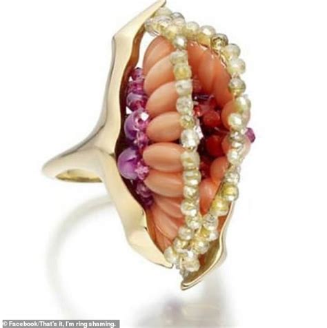 Facebook Users Mock Hideous Ring Calling It A Cross Between A Fancy Clam Bedazzled