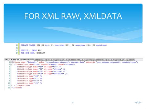 Mssql Table Schema Xml Namespace PPT