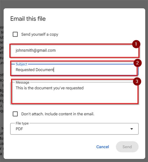 How To Email Google Docs Sheets For Marketers