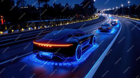 172 Futuristic Smart City Traffic Management System Premium Ai Generated Image