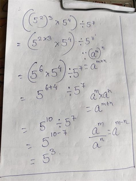 Exponents And Power Solved Sums