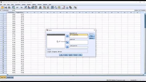 creating and interpreting a stem and leaf plot in spss youtube