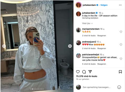 Zien Jutta Leerdam Laat Per Ongeluk Teveel Zien Op Instagram Ik Zie Je T P L Dagelijkse Nl