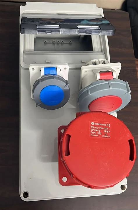 Ip Pvc Industrial Plug Socket Box At Piece Plug Socket Box In Ahmedabad ID