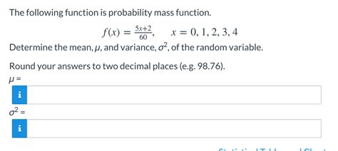 Solved The Following Function Is Probability Mass Function Chegg