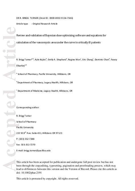 Pdf Review And Validation Of Bayesian Dose‐optimizing Software And