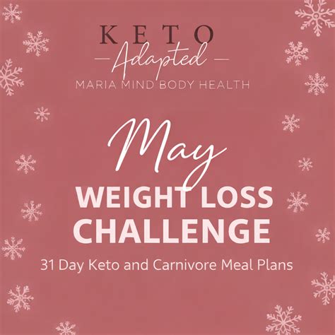 May Weight Loss Challenge Maria Mind Body Health