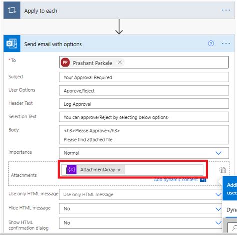 Attaching File From Sharepoint Location In Email Using Power Automate