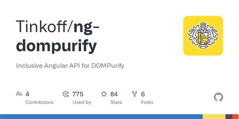 Github Tinkoffng Dompurify Inclusive Angular Api For Dompurify