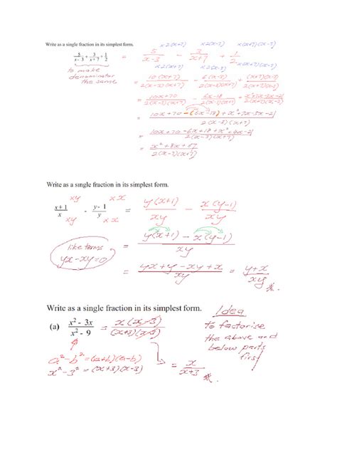 Igcse Maths Discussion 24 5 21 Simplify Algebraic Expression Pdf