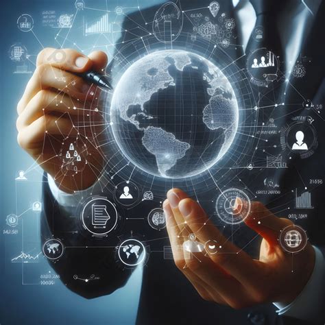 A Person Crafting Global Networking Systems With Business Data