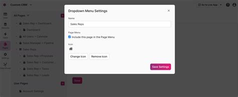 About Page Menus And Dropdown Menus