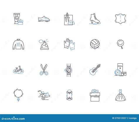 Building Line Icons Collection Architecture Construction Foundation