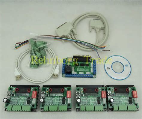 Cnc 4 Axis Controller Kittb6560 35a Mach3 Stepper Motor Driver For