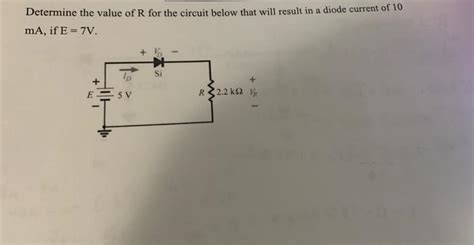 Solved Determine The Value Of R For The Circuit Below That Chegg