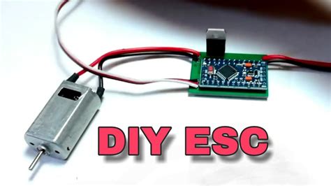How To Make A Brushed Motor Esc Electronic Speed Controller Youtube
