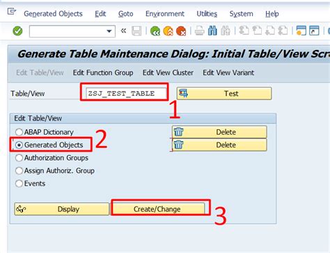 Changing Column Description In Table Maintenance Generator