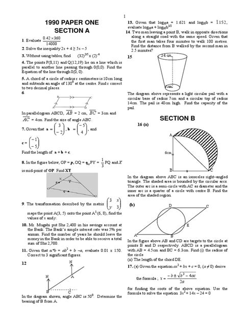 School Notes Olevel Pdf