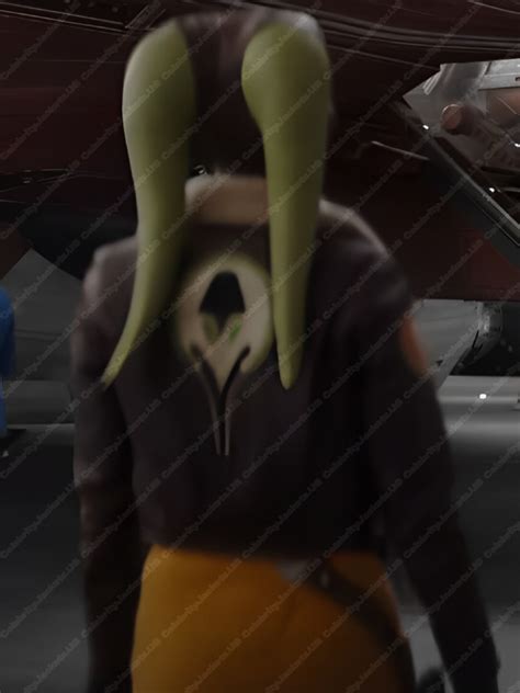 Ahsoka Hera Syndulla Leather Jacket Flat Off