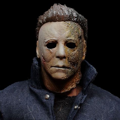 Michael Myers Burned Mask 16th Scale Head Sculpt Inspired By
