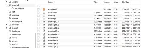 Reading And Uncompressing Apache Error Logs Help Home For Newbies Virtualmin Community