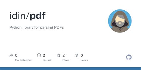 Github Idin Pdf Python Library For Parsing Pdfs