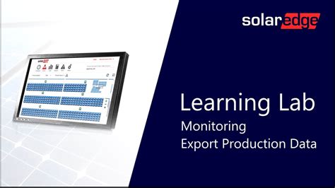 Export Production Data SolarEdge Monitoring YouTube