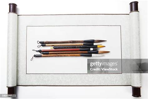 Chinese Caligraphy Scroll Photos And Premium High Res Pictures Getty Images